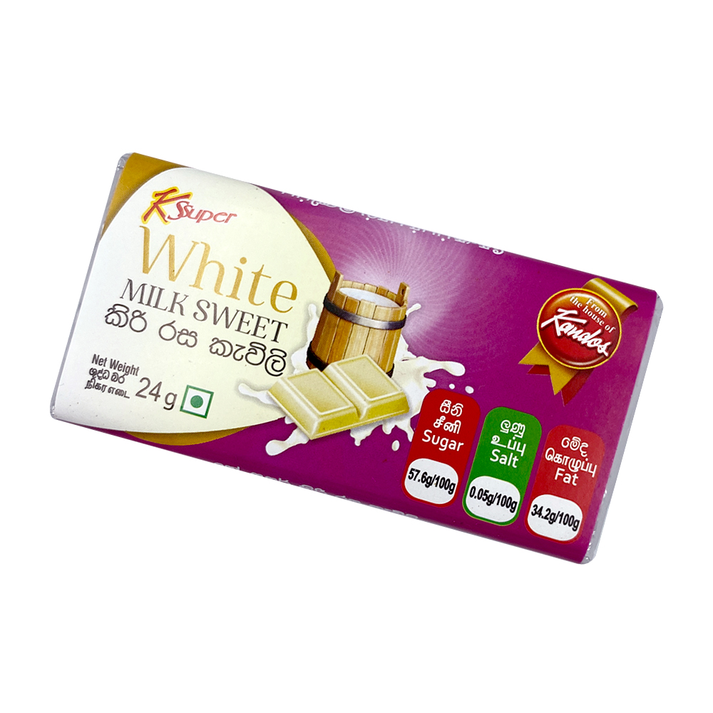 K Super White Choco - 24g | Kandos