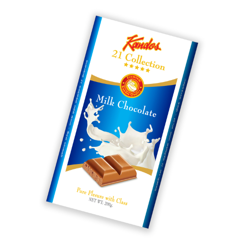 21 Collection Milk chocolate 180g | Kandos